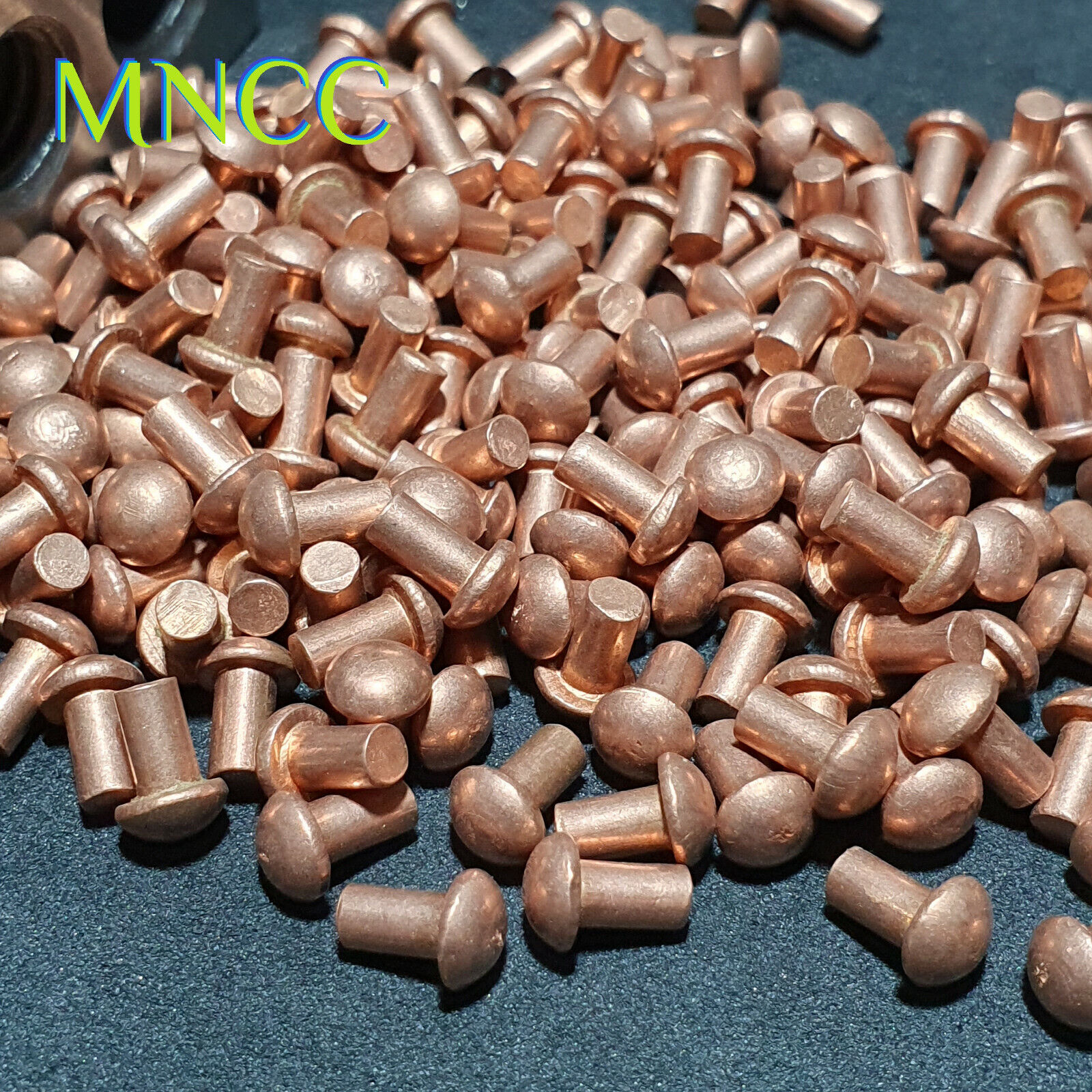 2/5/10/20p M3 x 5mm Round Dome Head Solid Copper Rivets Old School ...