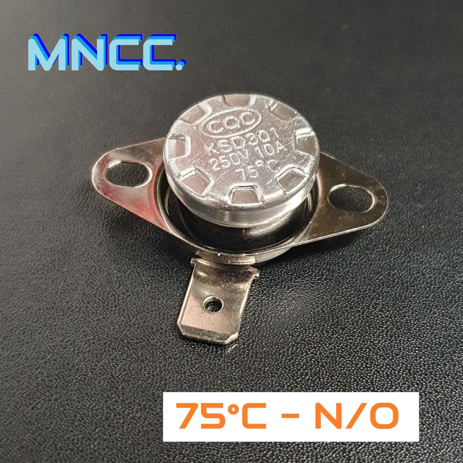 KSD301 250V 10A 75C N/O Temperature Control Switch Thermostat Thermal ...