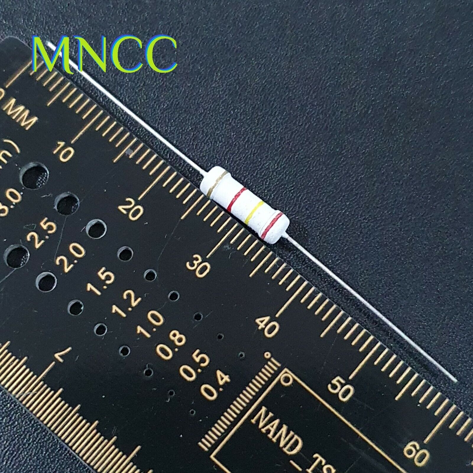 1 Watt 2.4K? – 2K4 Ohm Metal Oxide Film Fixed Resistor MOX 5% 1W 11mm ...