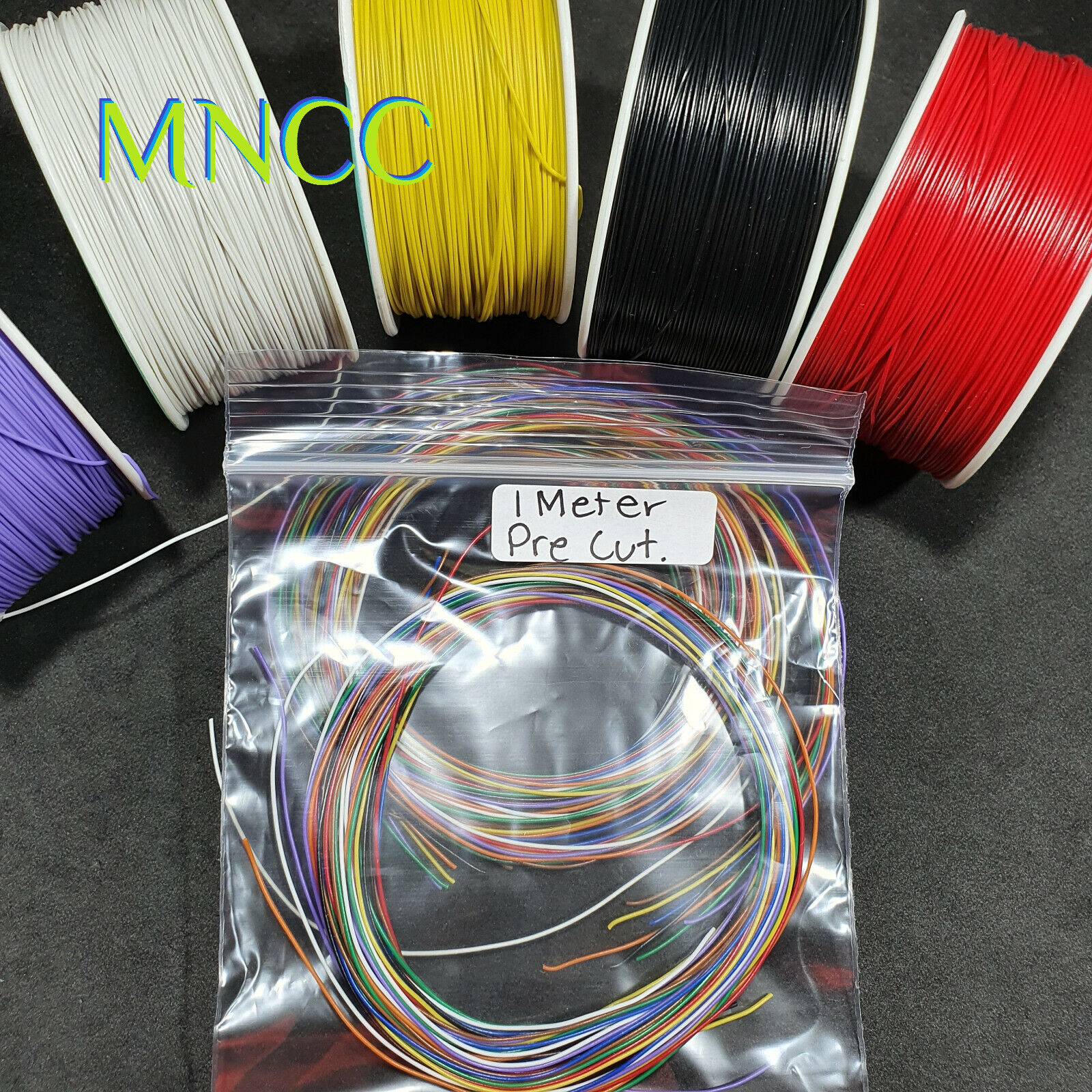 Pre Cut 10 Color x 1m UL1423 30AWG Insulated PVC Single Core Tinned Copper Wire – Mid North ...