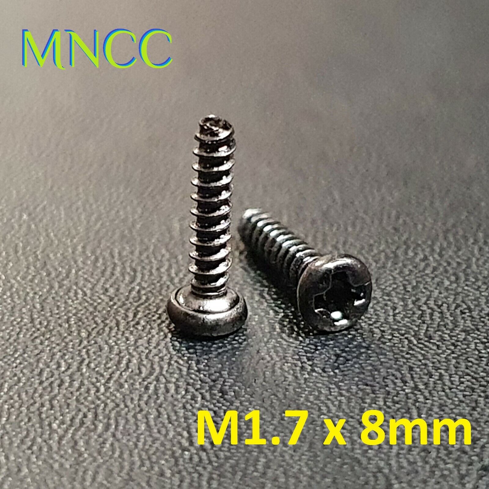2/5/10/20pc M1.7 x 8mm Phillips Pan Head Flat Tail Self Tapping Micro ...