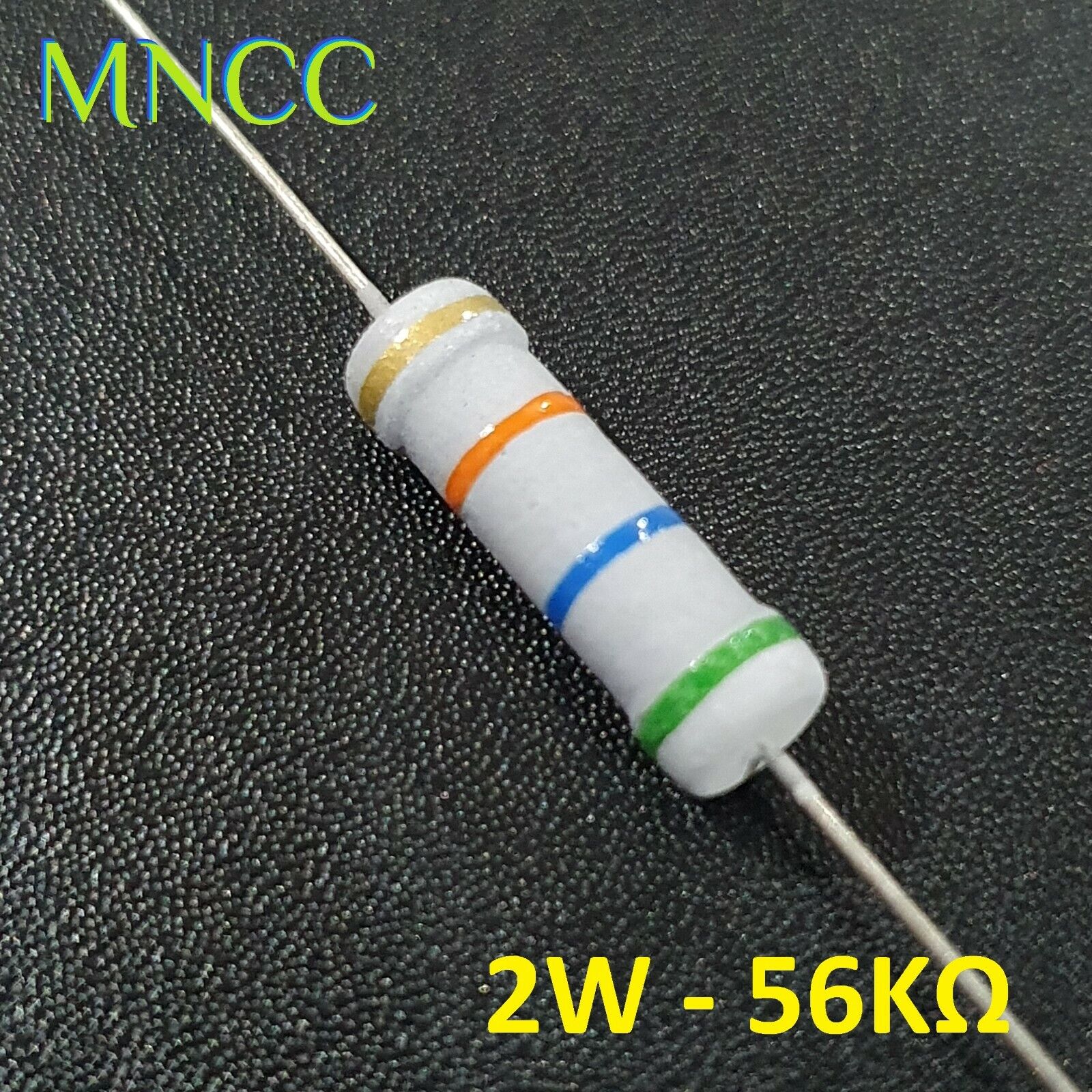 2 Watt 56K? – 56K Ohm Metal Oxide Film Fixed Resistor MOX 5% 2W 15mm ...