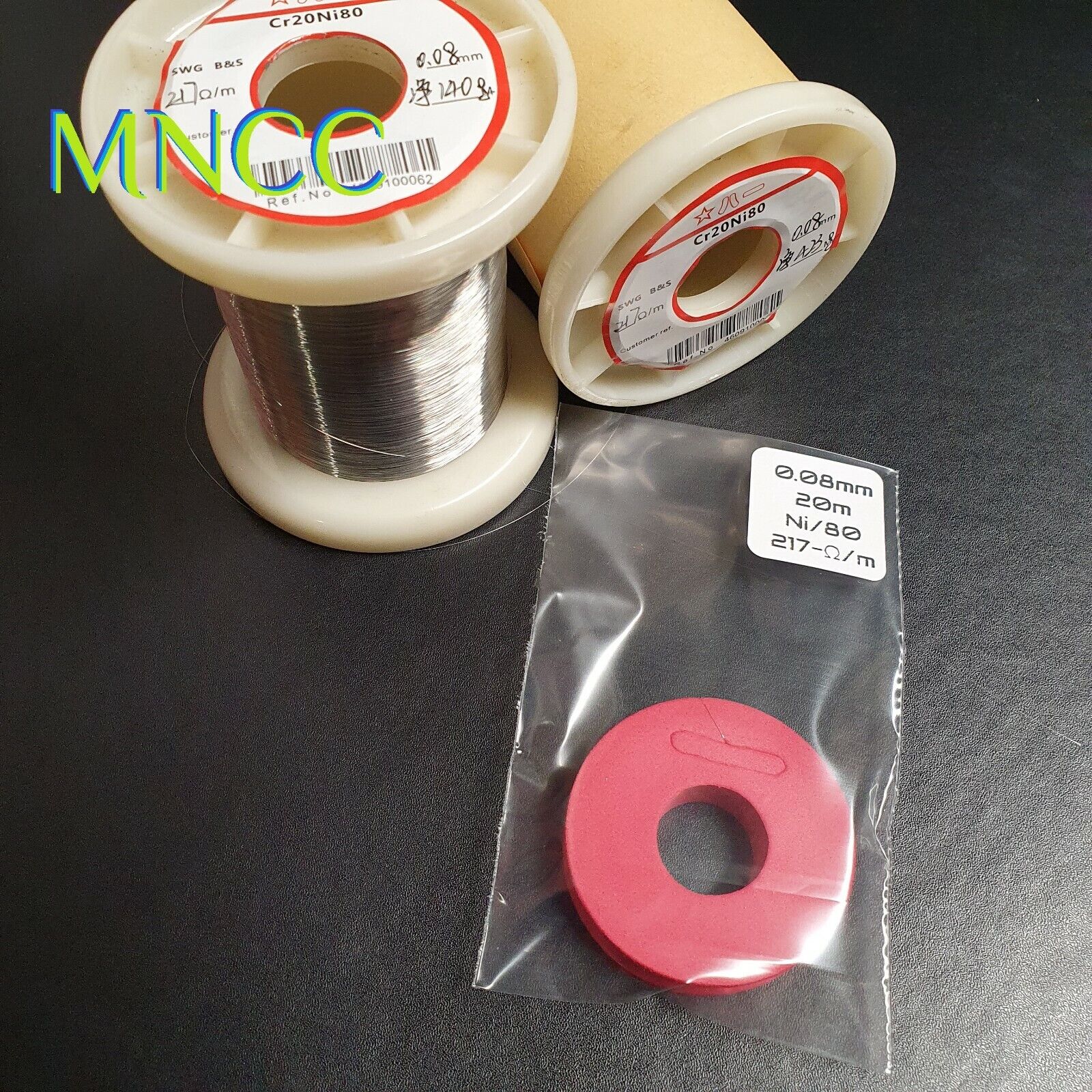 20m x 0.08mm 217?/m Nichrome Round Resistance Wire 40AWG For Heating ...