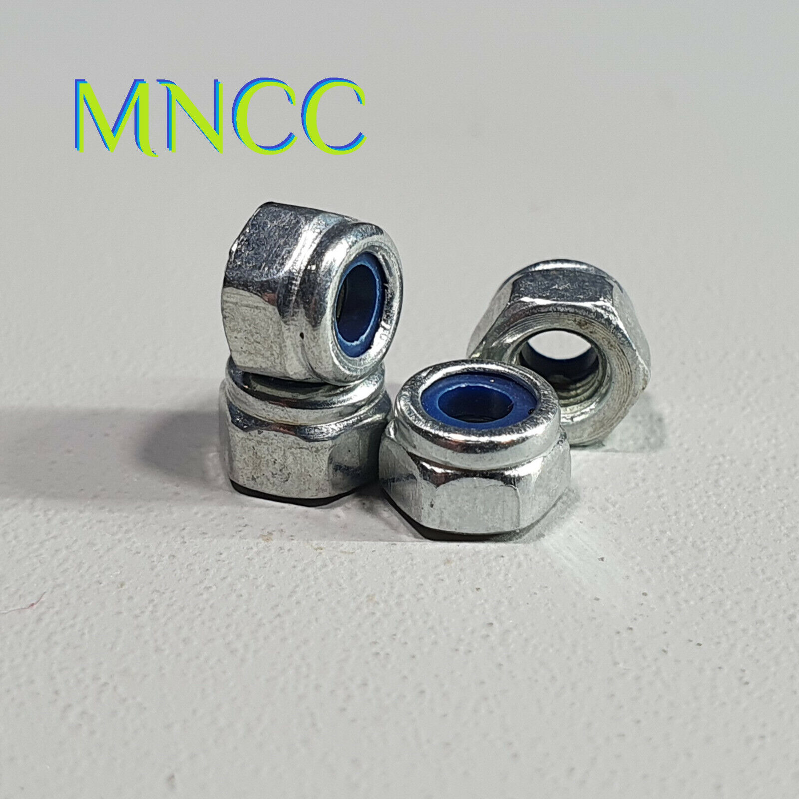 1~20pcs M3 Nylock Nylon Insert Lock Nut Metric Thread Self-Locking Zinc ...