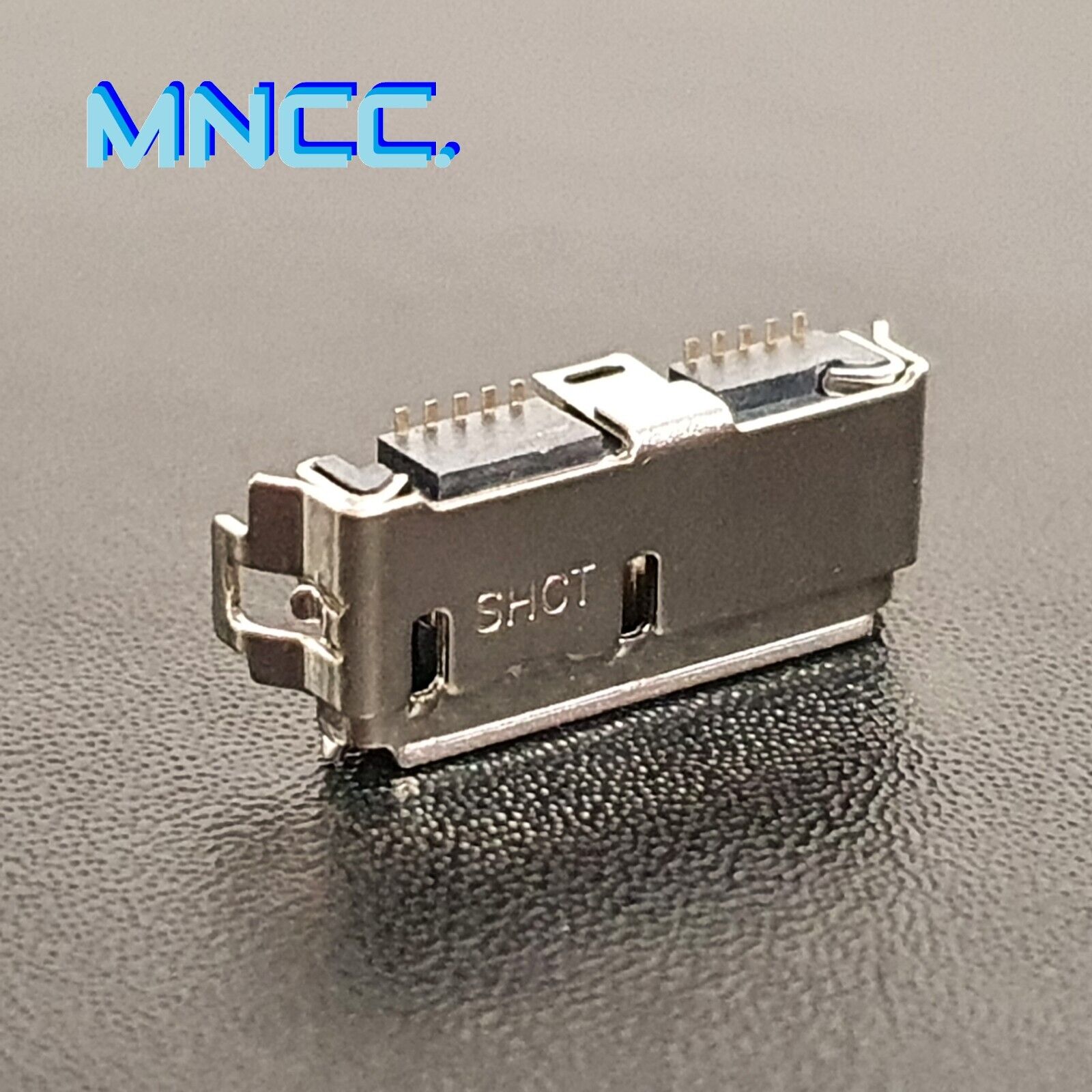 1 x USB 3.0 Micro B Female 10 Pin 2 Post SMD USB Connector Port Socket ...