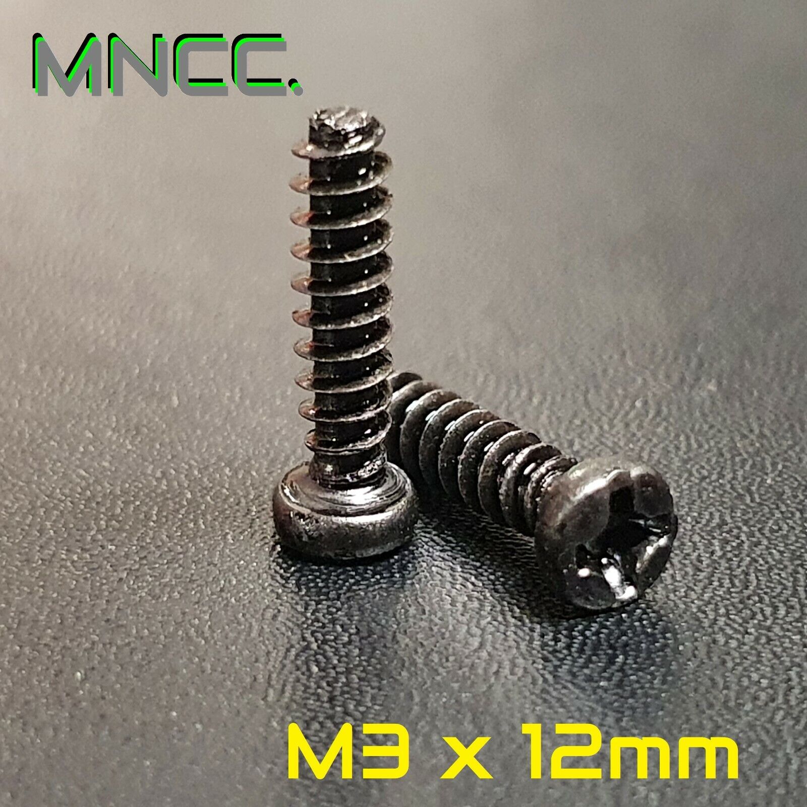 2/5/10pc M3 x 12mm Phillips Pan Head Flat Tail Self Tapping Screws ...