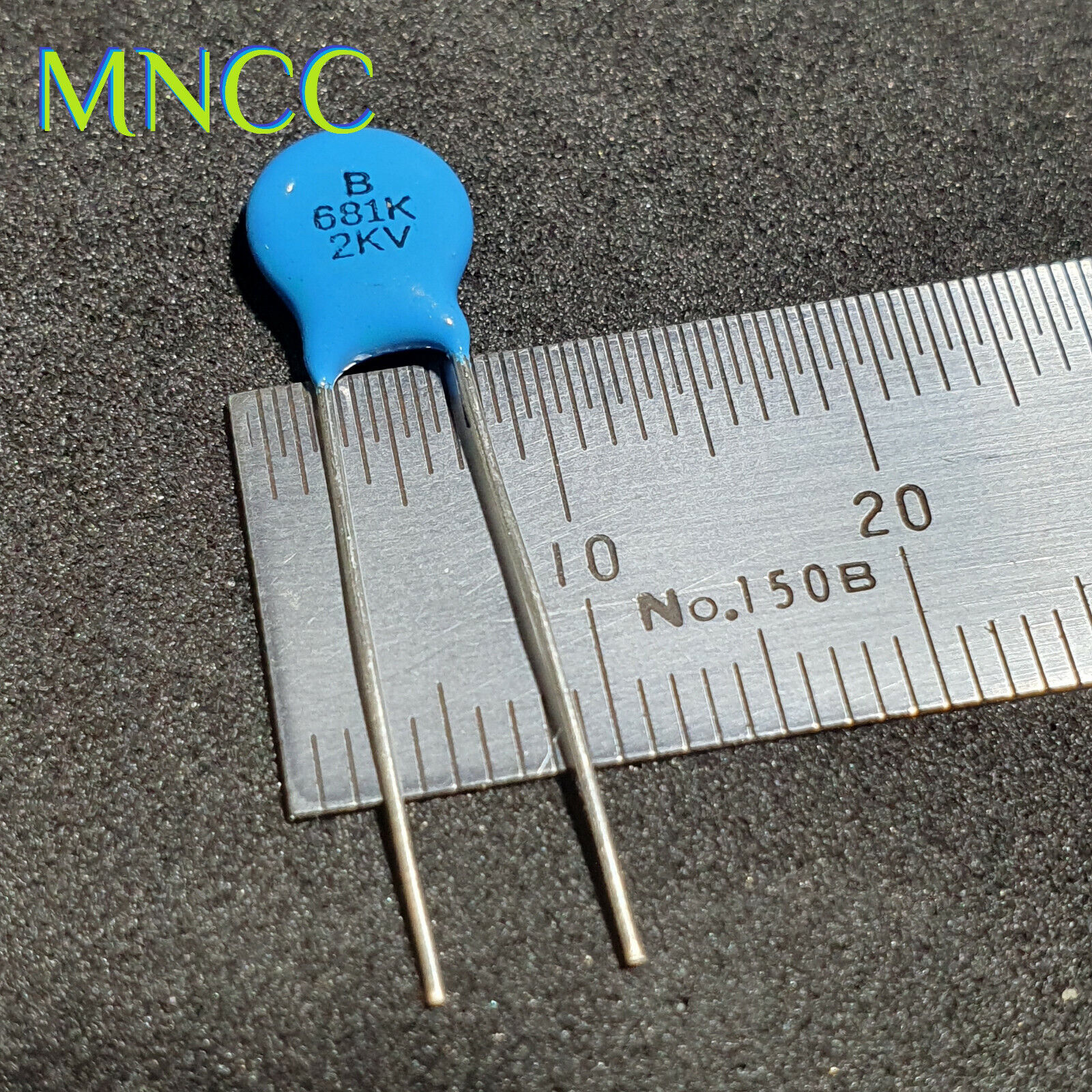 1~5pcs 681 2KV 680pF 0.68nF 0.00068uF 2000V High Voltage Ceramic Disc ...