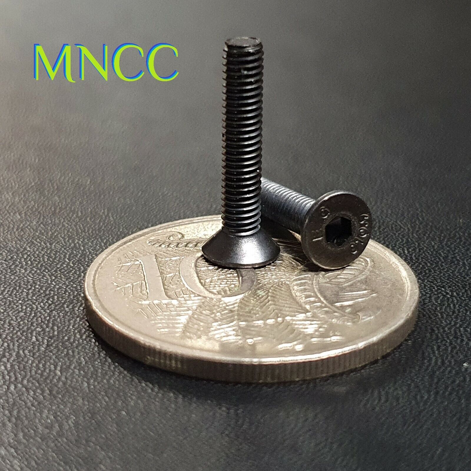 2pc ~ 20pcs M3 x 16mm Hex Socket Countersunk Machine Screws CSK Black ...