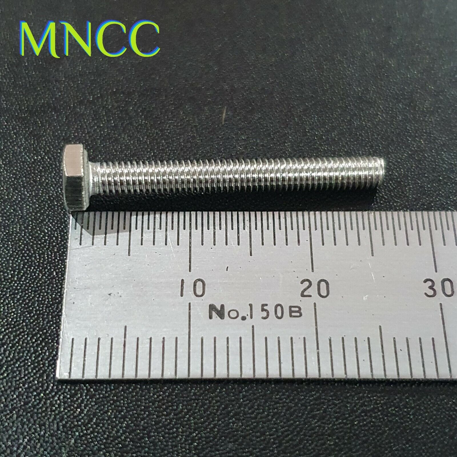 M3 x 25mm Full Thread Hexagon Head Bolts A2 304 Stainless Steel DIN933 ...