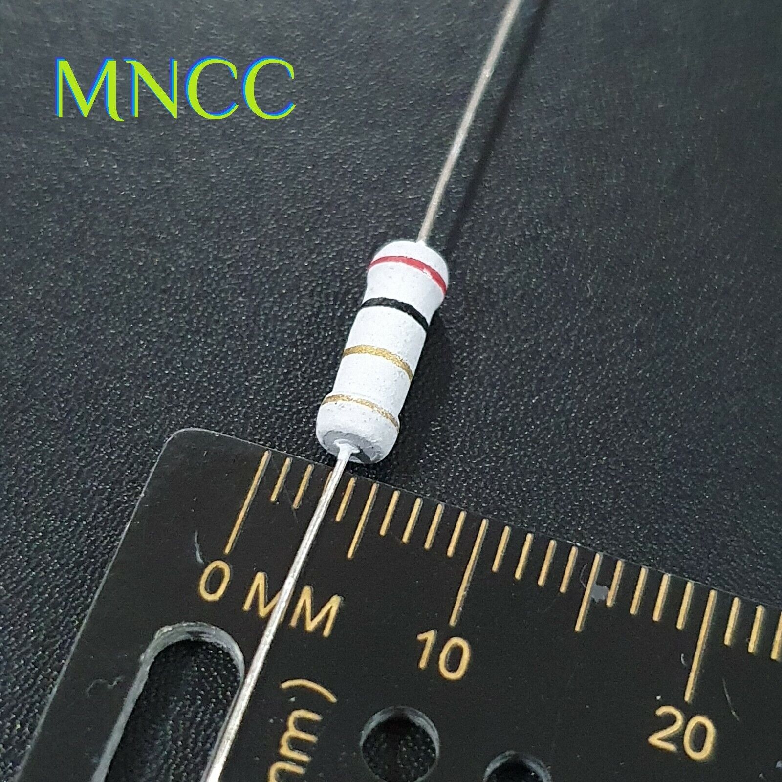1 Watt 2R? – 2R Ohm Metal Oxide Film Fixed Resistor MOX 5% 1W 11mm ...